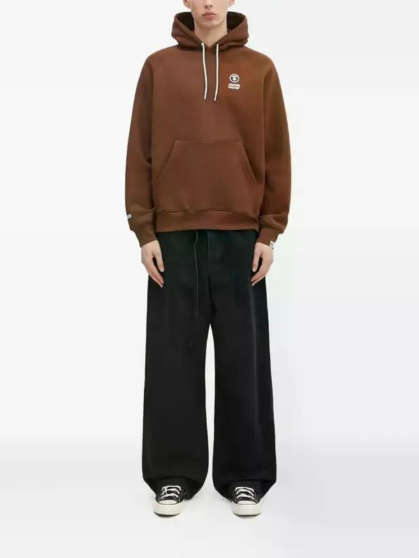 AAPE BY *A BATHING APE Logo-embroidered Hoodie