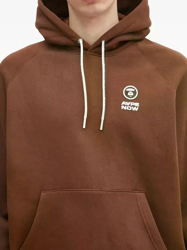 AAPE BY *A BATHING APE Logo-embroidered Hoodie