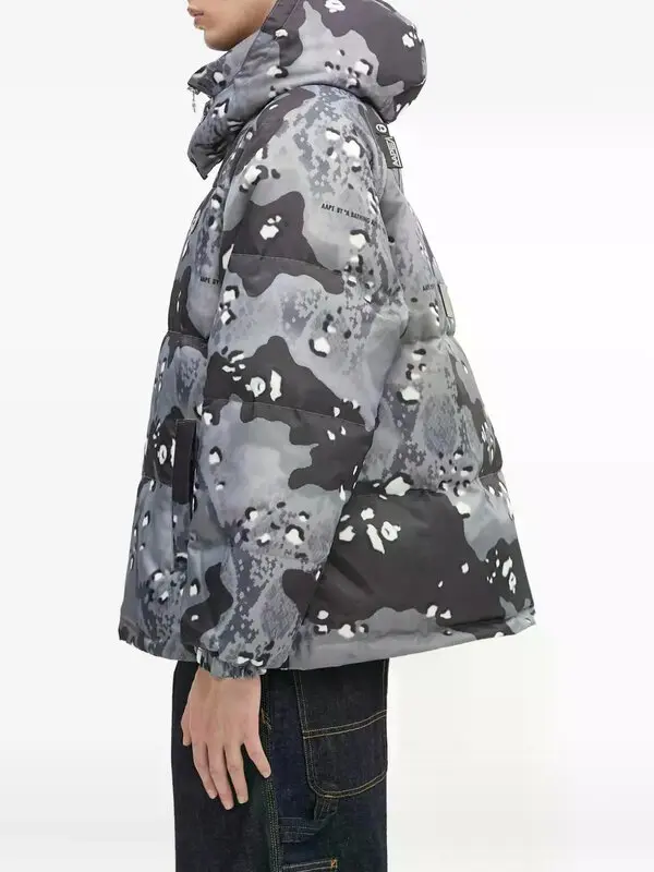 AAPE BY *A BATHING APE Camouflage-print Hooded Jacket
