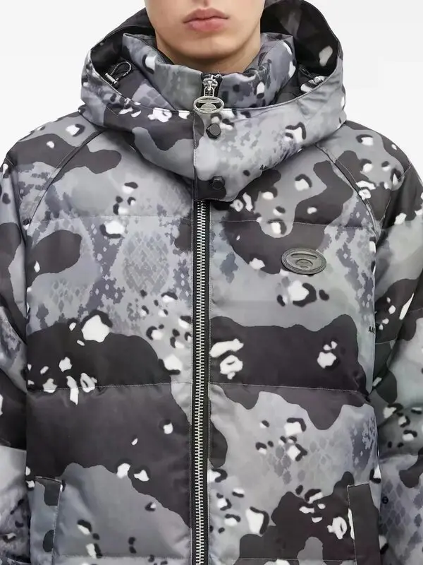 AAPE BY *A BATHING APE Camouflage-print Hooded Jacket