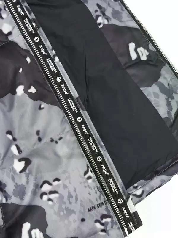 AAPE BY *A BATHING APE Camouflage-print Hooded Jacket