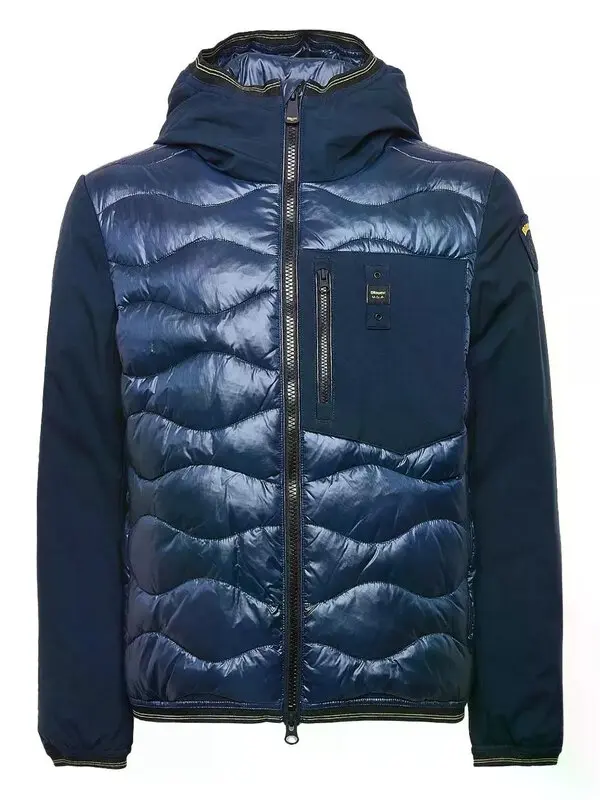 BLAUER. Quilted Hooded Jacket