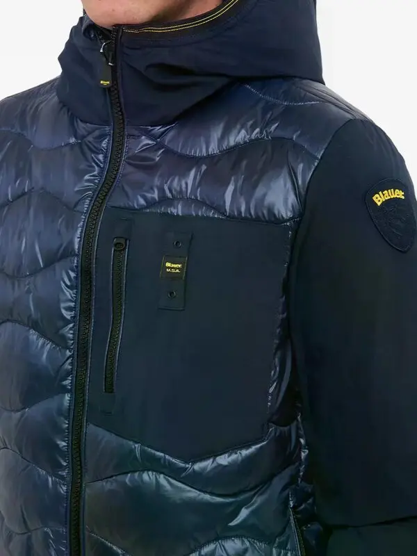 BLAUER. Quilted Hooded Jacket