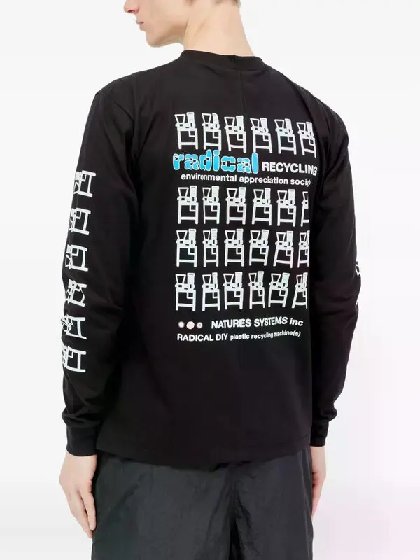 SPACE AVAILABLE Graphic-print Long-sleeve T-shirt