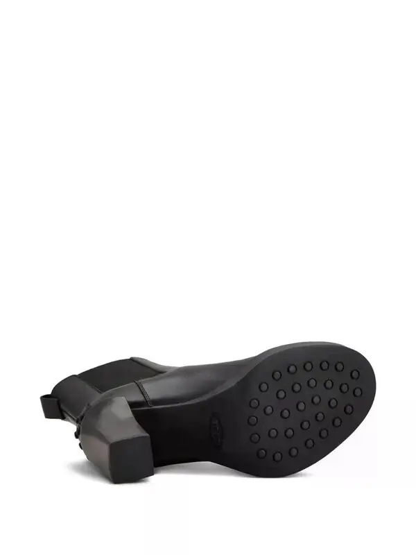 TOD'S Leather Chelsea Boots - Black