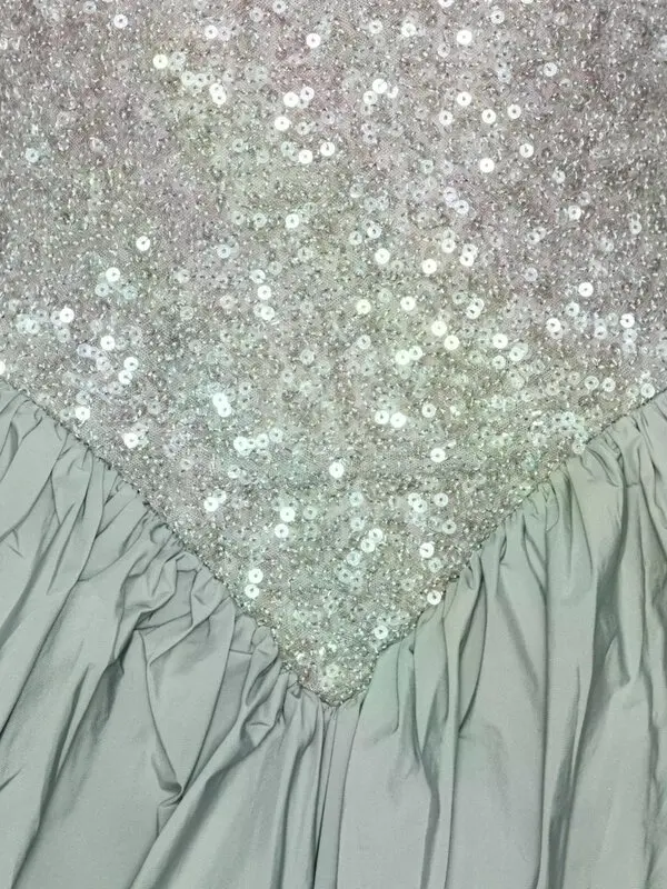 ROTATE BY BIRGER CHRISTENSEN Sequin-embellished Bubble Mini Dress