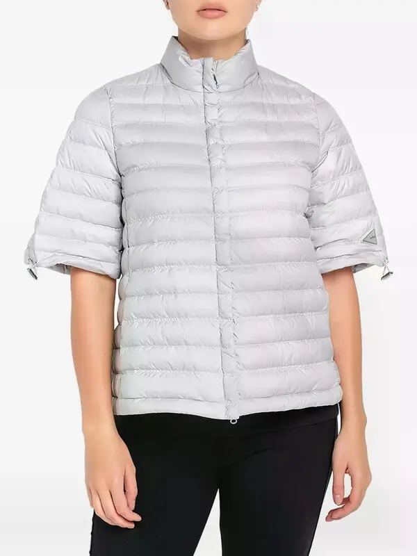 Add Short-sleeve Quilted Jacket