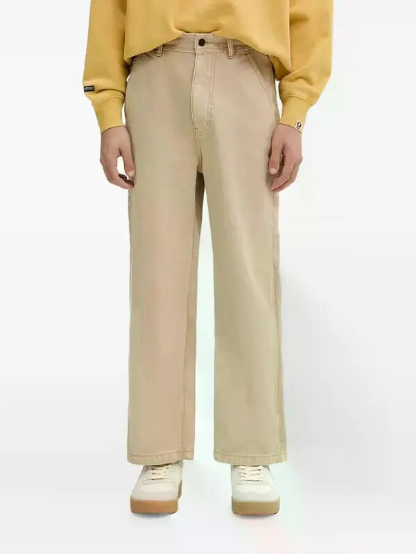 A BATHING APE Logo-patch Trousers