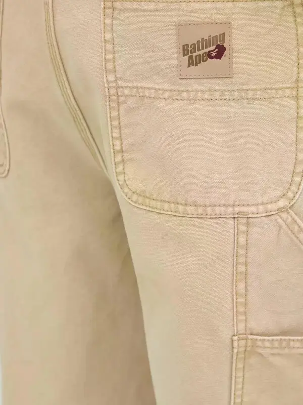 A BATHING APE Logo-patch Trousers