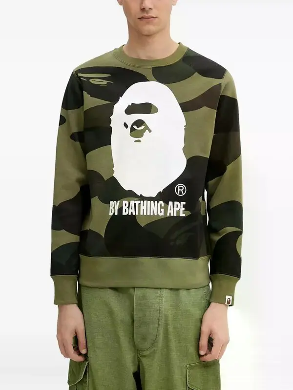 A BATHING APE Camouflage-print Sweatshirt