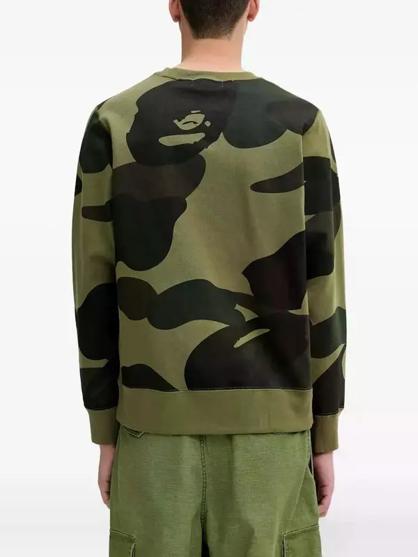 A BATHING APE Camouflage-print Sweatshirt
