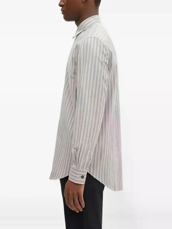 Paul Smith Striped Long-sleeves Shirt - Grey
