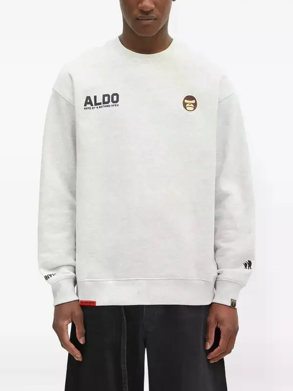 AAPE BY *A BATHING APE Aldo Ape Head-emblem Sweatshirt