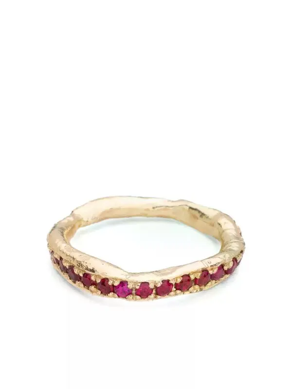 ALICE WAESE 14kt Yellow Atlas Ruby Ring