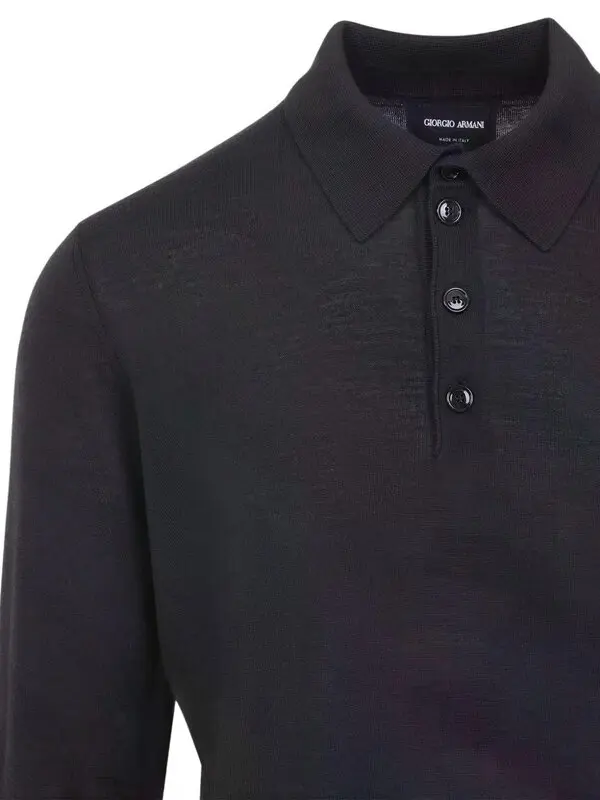 Giorgio Armani Wool Polo Shirt