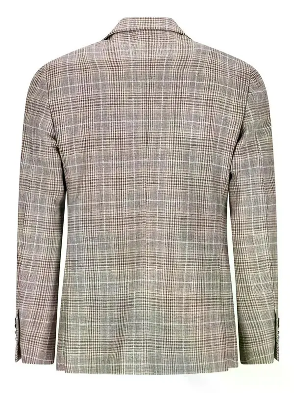 LARDINI Checked Two-button Jacket
