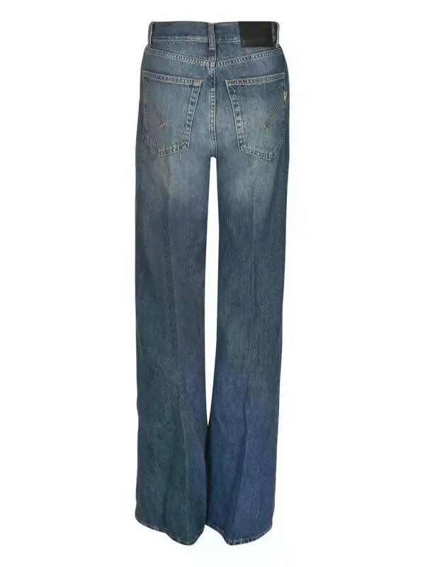DONDUP Distressed Five-pocket Jeans - Blue