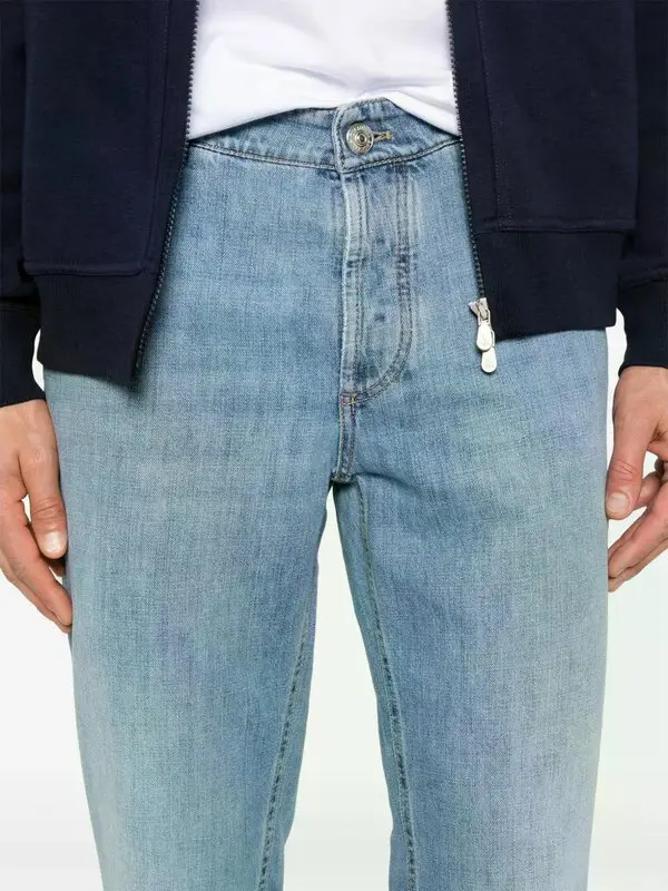 Brunello Cucinelli Logo-patch Jeans