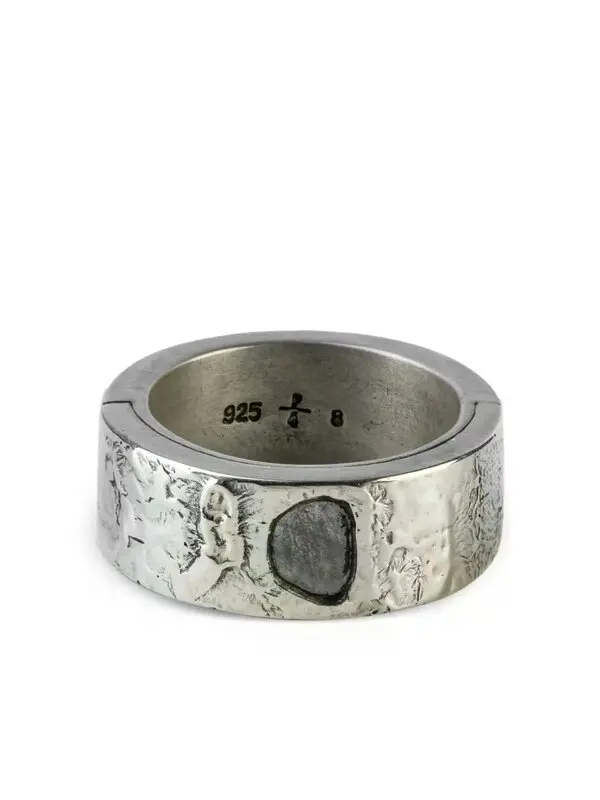 PARTS OF FOUR Sterling Sistema Diamond Ring - Silver