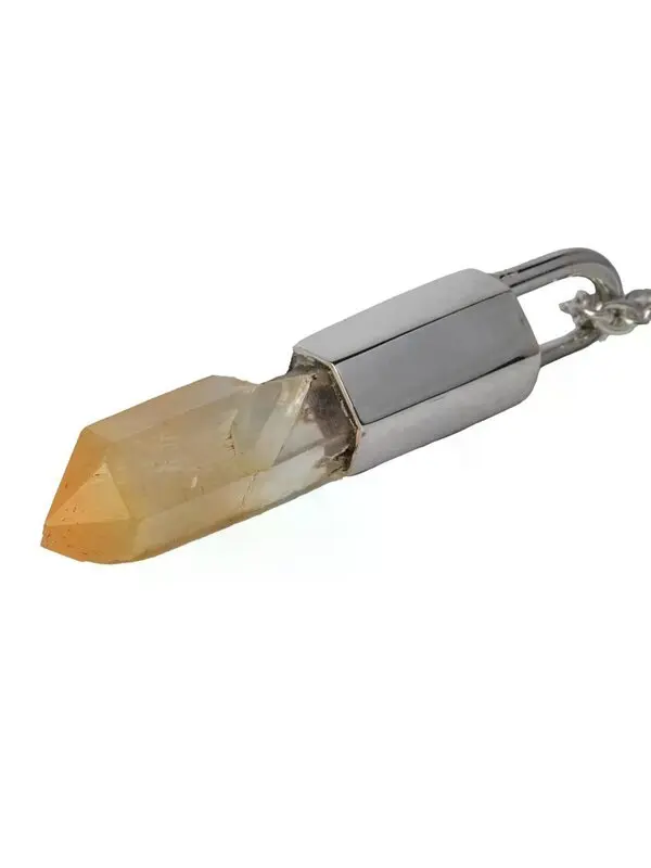 PARTS OF FOUR Sterling- Mango Quartz Talisman Necklace