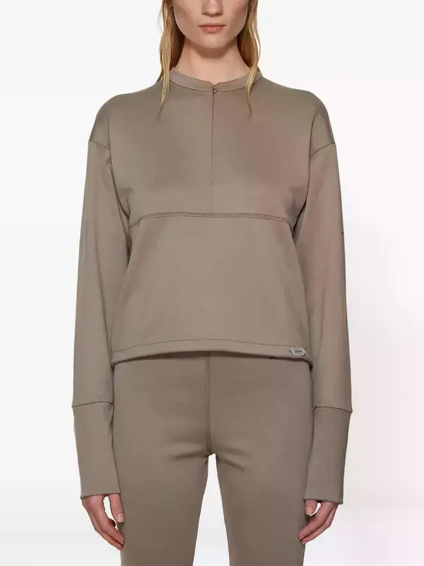 Artica-arbox Half-zip Long-sleeve T-shirt