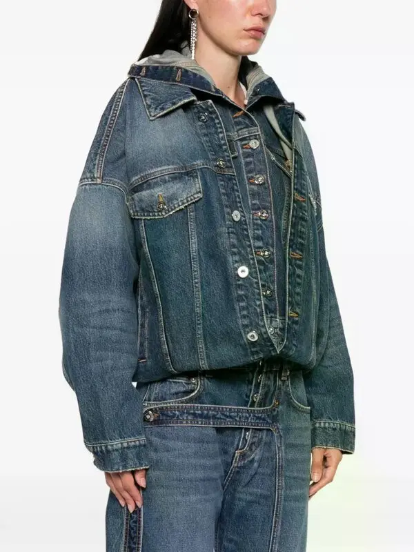 JEAN PAUL GAULTIER Hooded Denim Jacket