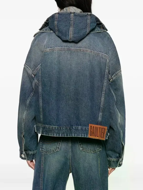 JEAN PAUL GAULTIER Hooded Denim Jacket