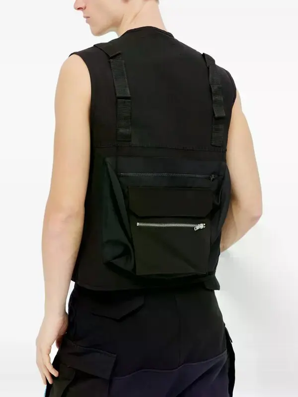 SPACE AVAILABLE Ring-detail Utility Vest