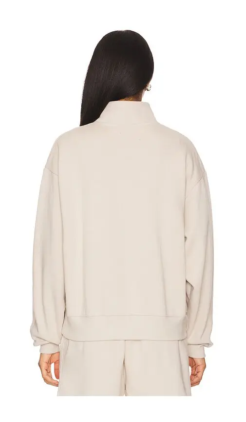 7 DAYS ACTIVE Organic Fitted Half Zip Sweatshirt