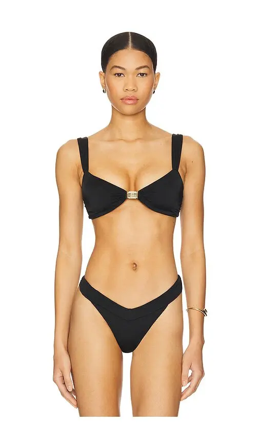 CIN CIN Abyss Bikini Top - Black