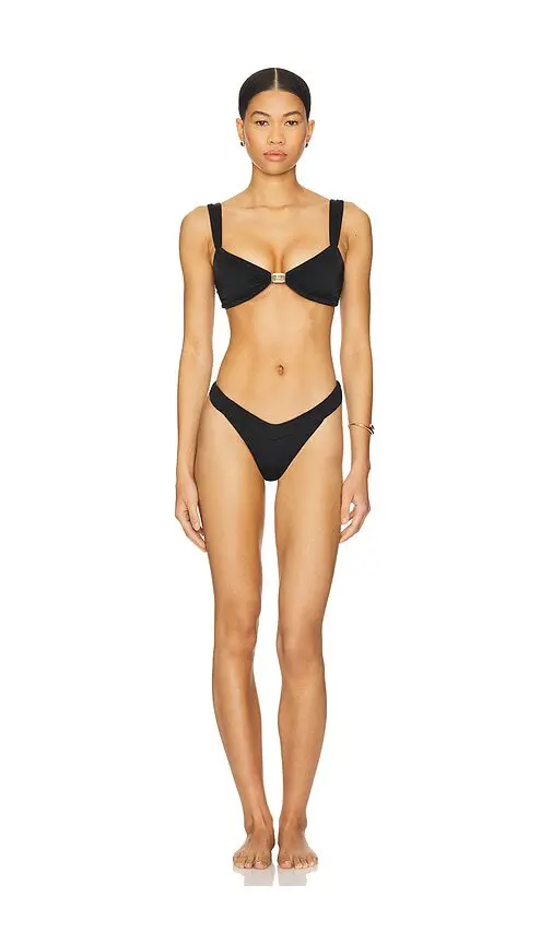 CIN CIN Abyss Bikini Top - Black