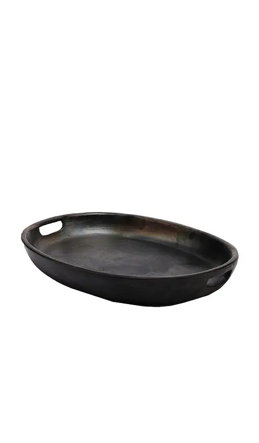 VERVE CULTURE Longpi Serving Dish - Black