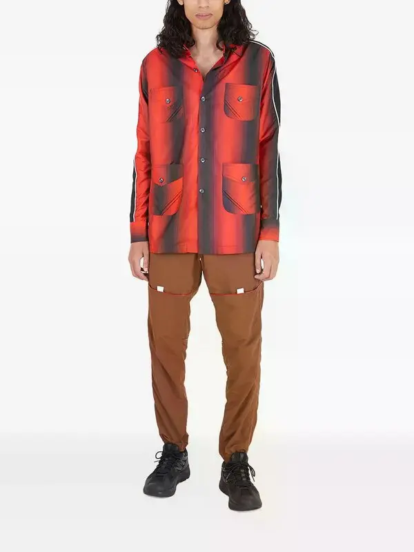 Ahluwalia Stripe-pattern Shirt Jacket