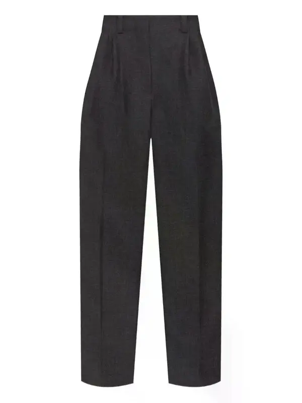 Givenchy Pleated Wool Trousers - Grey