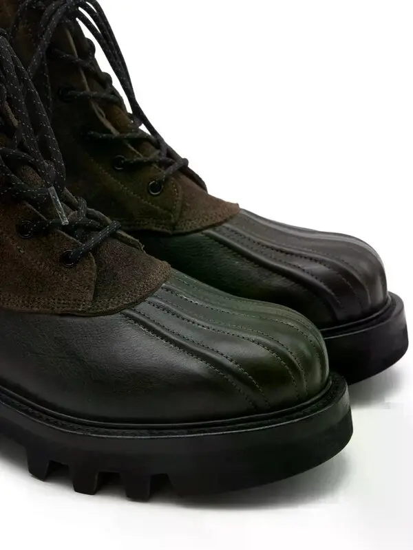 PARACIA B-type 02 Lace-up Leather Suede Boots