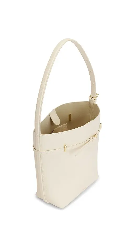 VERAFIED Small Belted Tote Bag