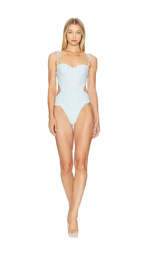 Tularosa Luna One Piece - Blue Gingham