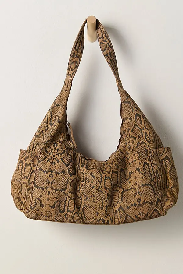 Free People Slouchy Tote Bag - Snake
