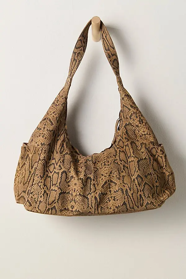Free People Slouchy Tote Bag - Snake