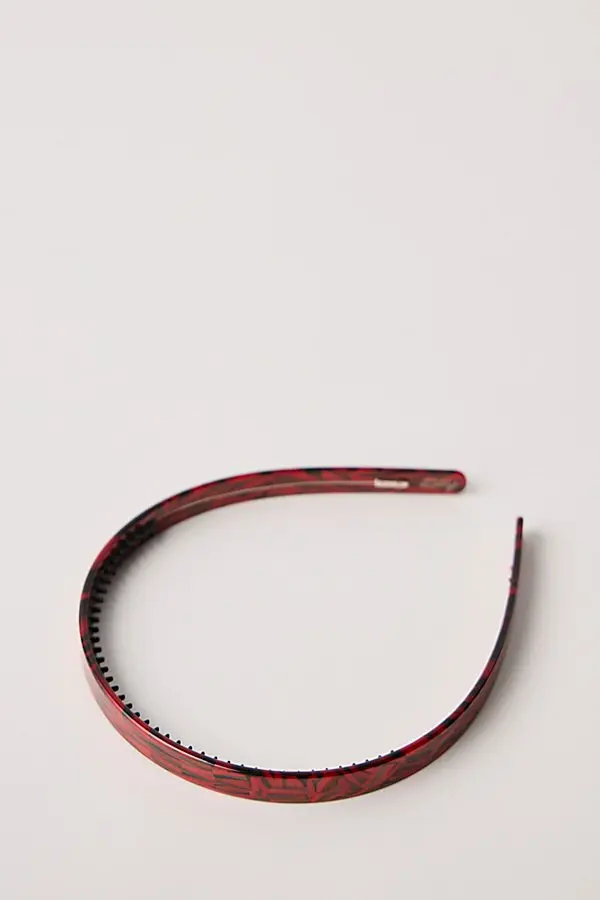 FICCARE Acetate Headband - Red/black