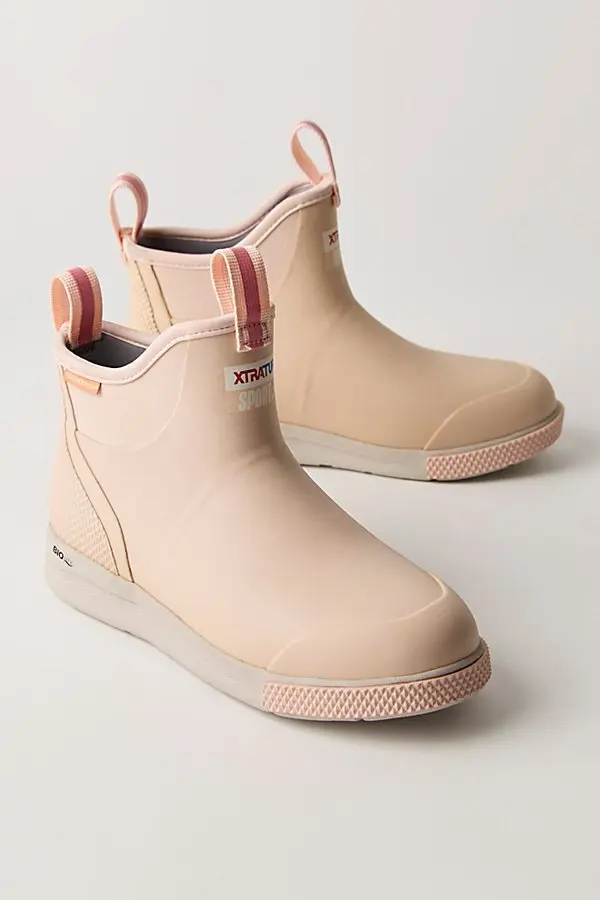 XTRATUF Ankle Deck Boots - Blush Peach