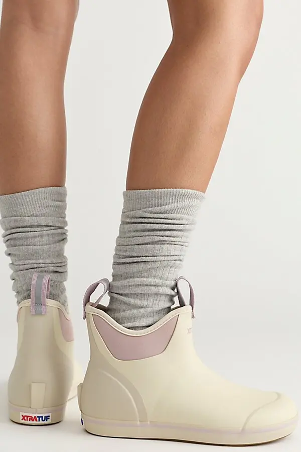 XTRATUF Ankle Deck Boots - Ivory