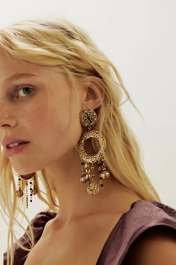 Free People Florence Dangle Earrings - Gold
