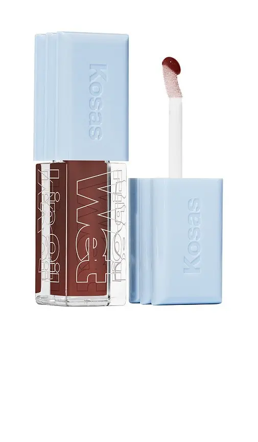 KOSAS Wet Lip Oil Plumping Treatment Gloss - Brown