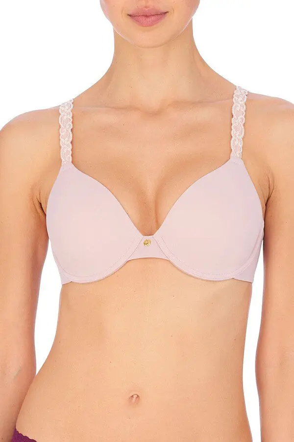 Natori Pure Luxe Custom Coverage Contour Underwire Bra - Lime