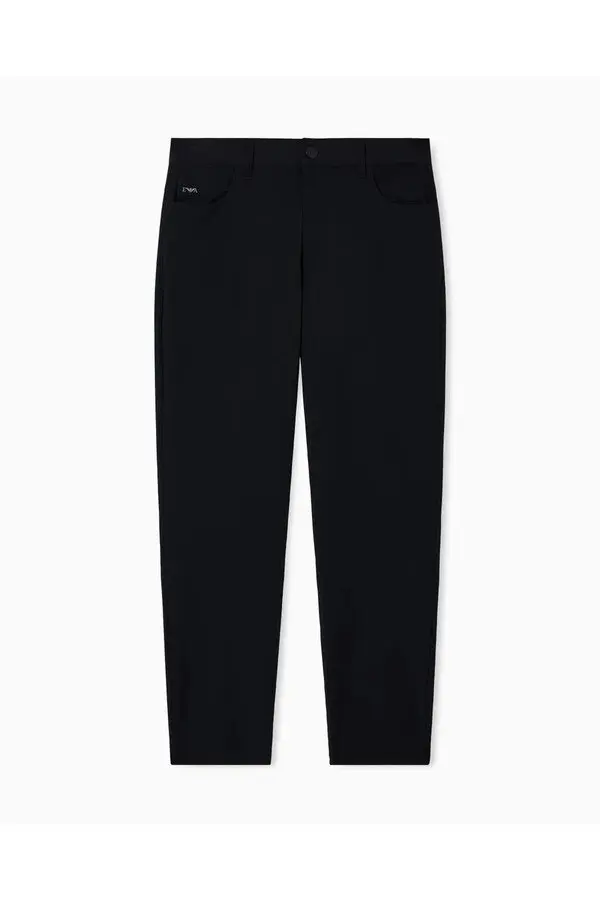 Emporio Armani Regular-fit Twill Trousers