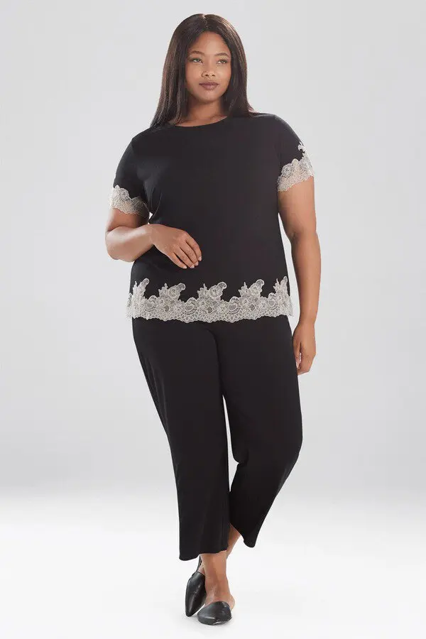 Natori Luxe Shangri-la Tencel Short Sleeve Pj Basics