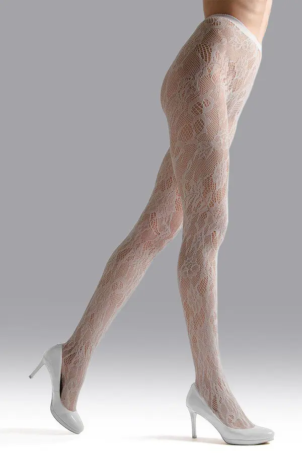 Natori Lace Net Tights - Neutral