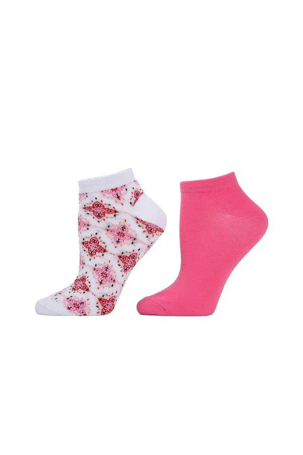 Natori Diamond Socks 2-pair Pack - White