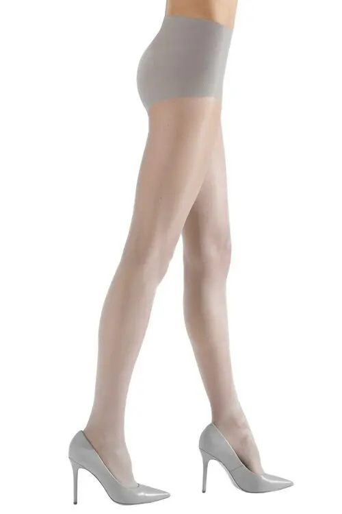 Natori Shimmer Sheer Tights - Silver